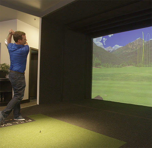 Full Swing golf simulator accuracy and realism: Draw and fade demo ...