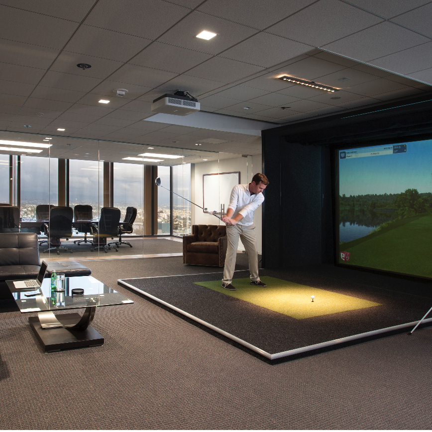 Work Live Play at the Office with Full Swing - Full Swing Golf ...